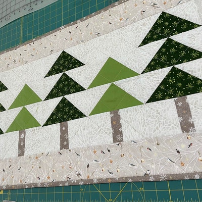 Farmhouse Trees Table Runner Pattern PDF Pattern - Etsy