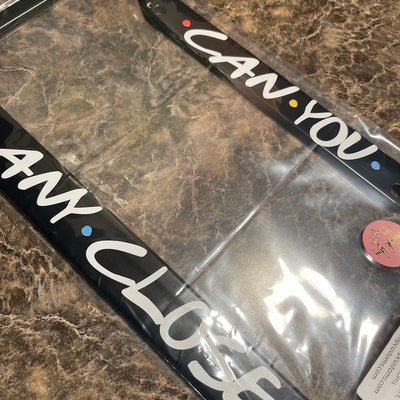 Can You Be Any Closer Friends Aluminum Car License Plate Frame - Etsy