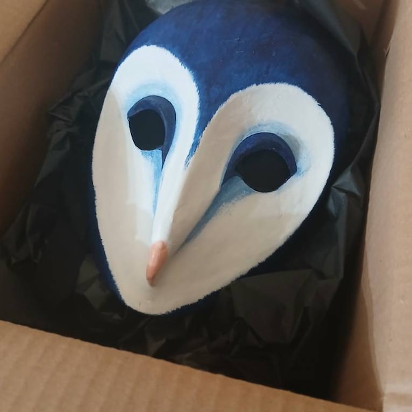 Pierrot Mask - Venetian Mask - Paper Mache Mask - Masquerade Mask - Etsy