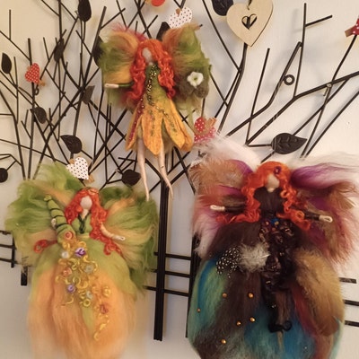 Witch IVY, Waldorf Inspired Felted Doll - Etsy