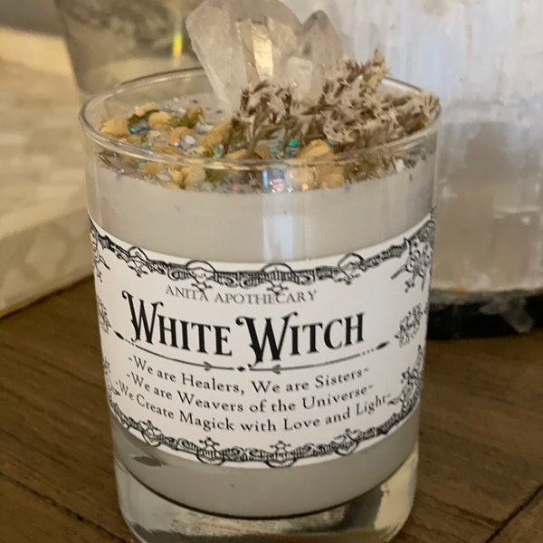 White Witch Ritual Candle~ Goddess, Anita Apothecary, Magick, Wicca ...