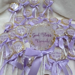 CROSS LOLLIPOPS, First Communion, Baptism, Religious Ceremony Lollies ...
