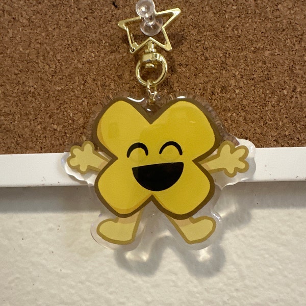 BFDI Keychains - 2.5" Acrylic - Firey, Bubble, Teardrop, Golfball ...