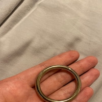 Steel Metal O-rings Welded Metal Loops – Round Formed Rings – Silver ...