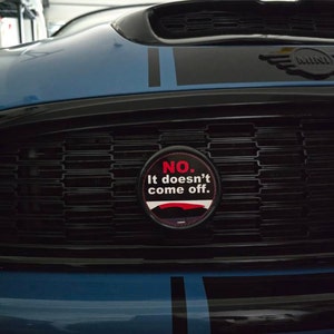 Smiley Face Magnetic Grill Badge for MINI Cooper - Etsy