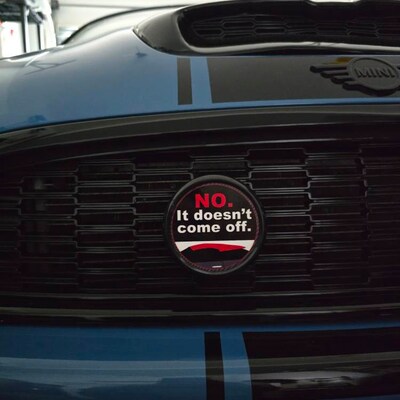 Smiley Face Magnetic Grill Badge for MINI Cooper - Etsy