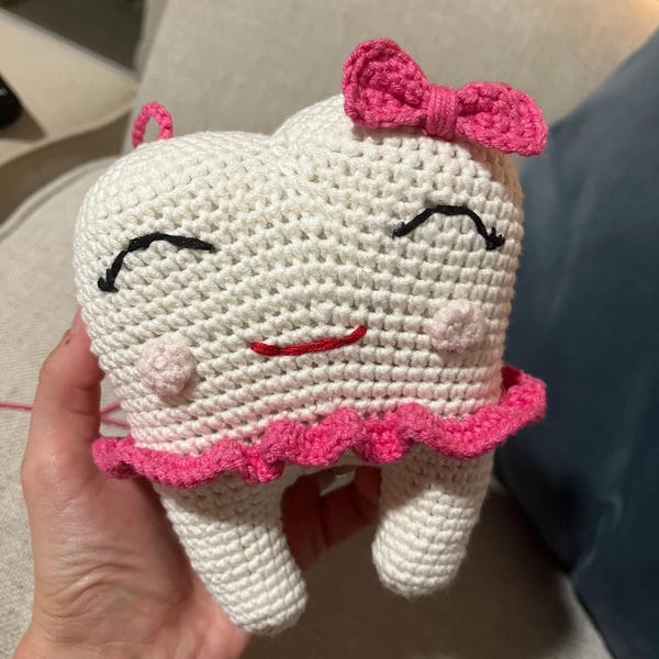 SET Tooth Fairy Crochet Pattern, Tooth Fairy Amigurumi for Girls and ...
