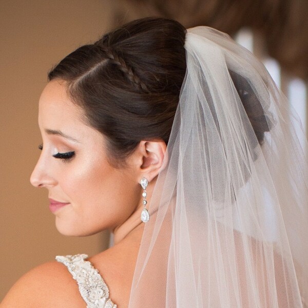 Wedding Earrings, Bridal Earrings, Crystal Earrings, Teardrop Earrings ...