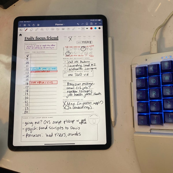 ADHD Digital Planner (made by an Adhder) for Ipad, Goodnotes ...