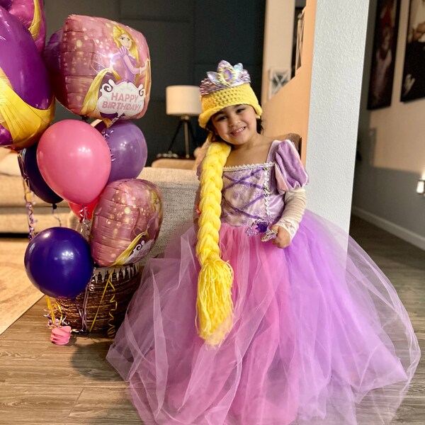 Rapunzel Hat, Crochet Tangled Hat, Disney Princess Hat, Yarn Wig - Etsy