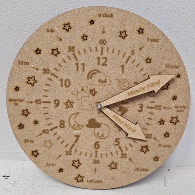 Clock Laser Cut File Laser Cutting Watch & Glowforge Layer, Multi Layer ...