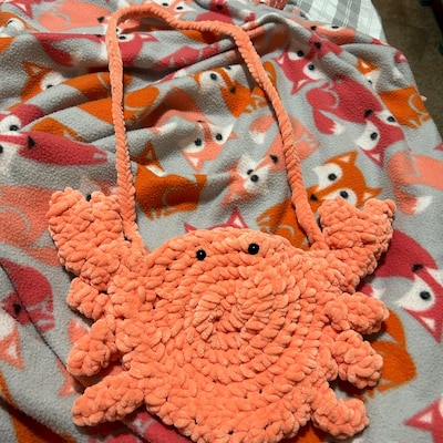 The Crab Bag Pattern Crossbody Purse Crochet Ocean Sebastian - Etsy