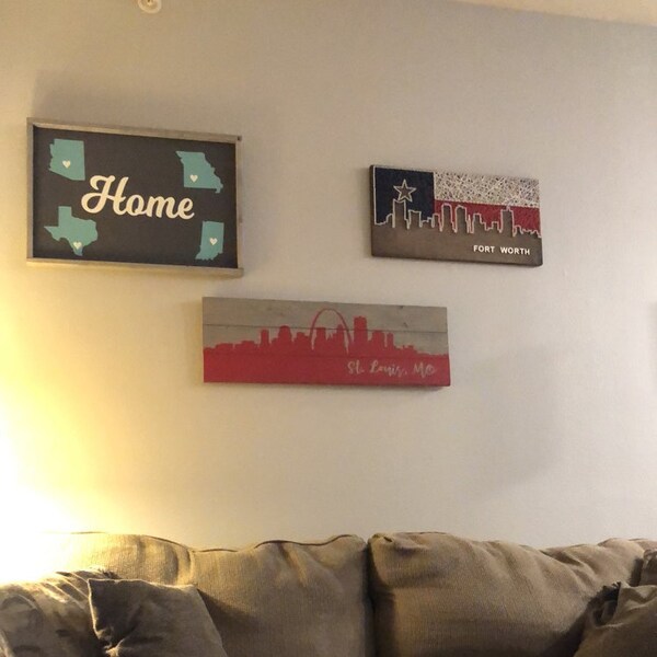 Geometric Buffalo String Art - Buffalo Art - Geometric Animal - Bison ...