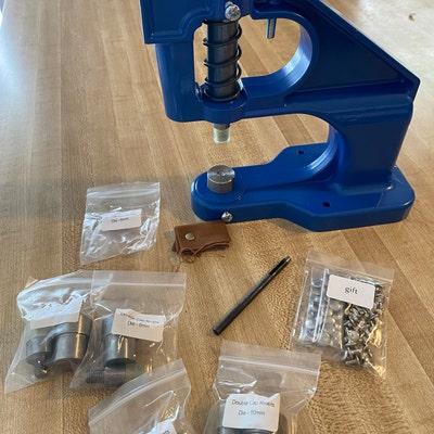 Hand Press for Double Cap Rivets, Eyelets Grommets, Rhinestone Rivets ...