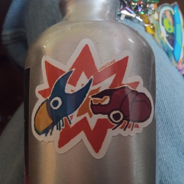 Lucky Shrimp Sticker | Splatoon Side Order Inspired Sticker | 3 Inch ...