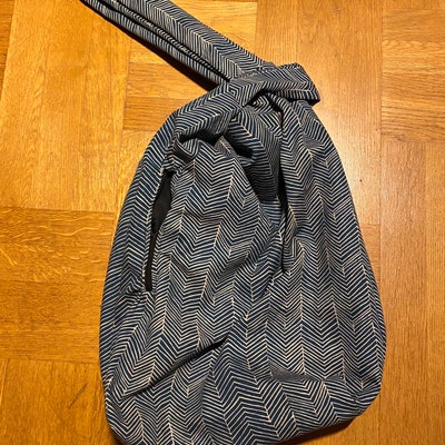 Japanese Knot Bag Sewing Pattern With Zipper Pocket Easy to Sew Hobo ...