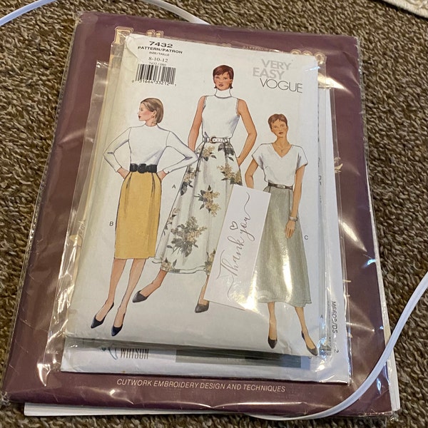 Butterick 3418 Victorian Bustle Walking Skirt Pattern Size 6-10 Uncut ...