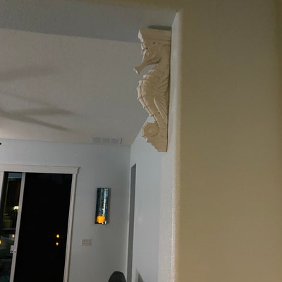 Large Wall Corbel Carved Wooden Dragon Corbel Unique Wall Bracket. - Etsy