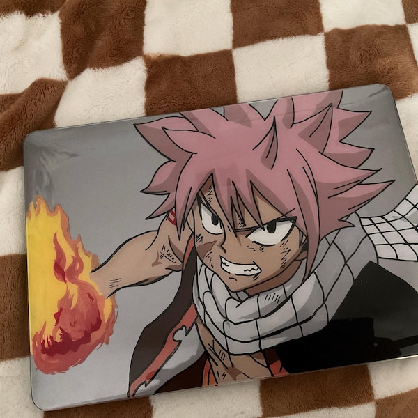 Custom Painted Anime Laptop Cover for MacBook - Etsy