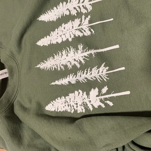 Pine Tree Sweatshirt, Evergreen Trees, Travel Sweatshirt, Gift for ...