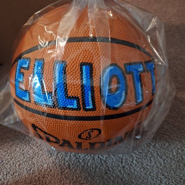 Personalized Standard Size Basketball Custom Hand Painted Basketball ...