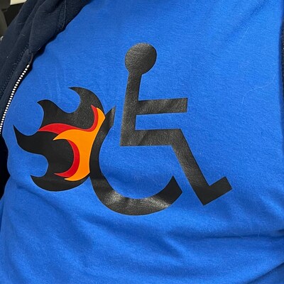 Handicap Wheelchair Flames 3 Svg, Dxf, Fcm, Eps, and Png. Hot Rod ...