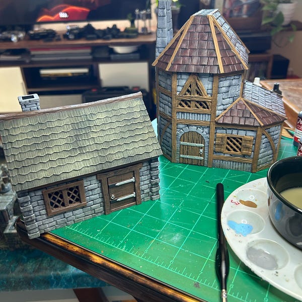 Rubble Building A WW2 Wargaming Terrain. 3D Printed for Bolt Action ...