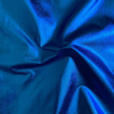 Metallic Foil Spandex: Electron Blue - Etsy