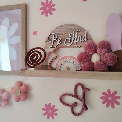 Knitted Wire Butterfly, Nature Wall Art, Girls Bedroom Decor, Childrens ...