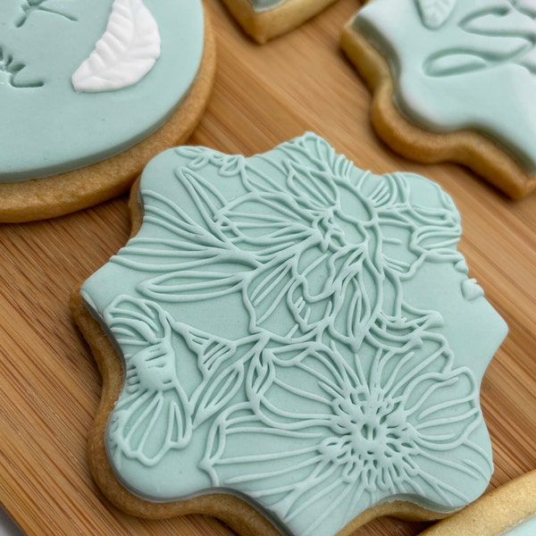 Large Flower Print Embosser - Etsy UK