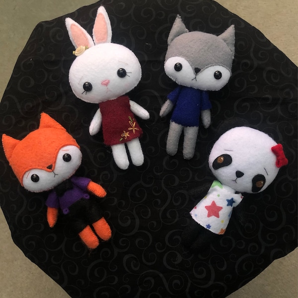 Pocket Pets Pdf Pattern - Complete Set of 5 - Etsy