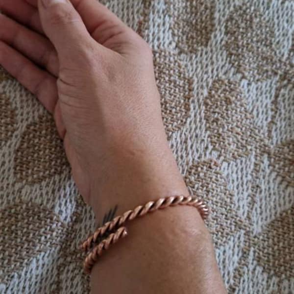 Hammered Copper Circle Chain Necklace,copper Anniversary Gifts, Copper ...