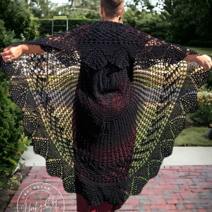 Bohemian Vest Crochet PATTERN Circle Vest Pattern/ Boho Vest Pattern ...