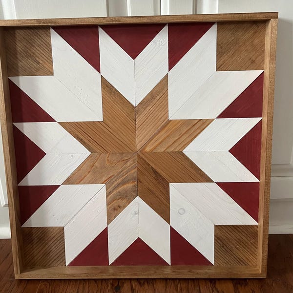 Reclaimed Wood Barn Quilt, Barn Quilt, Barn Quilts, Home Decor Barn ...