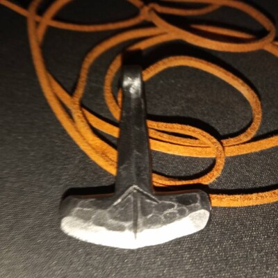 Handmade, Forged, Blacksmith, Viking, Norse, Thor Hammer, Mjollnir ...
