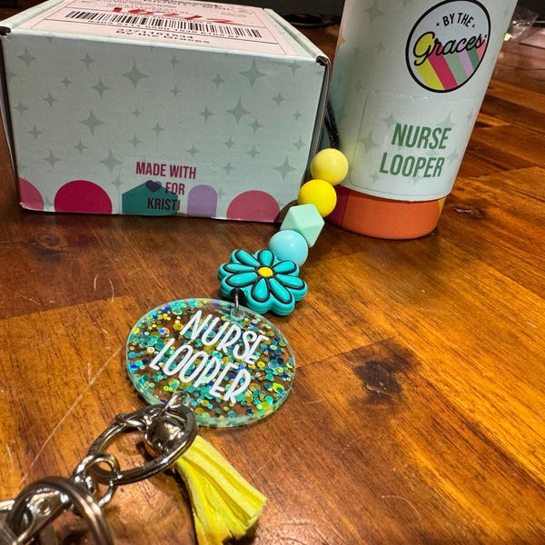 Groovy Sparkly Lanyard - Personalized Lanyard for Badge - 80's Lanyard ...