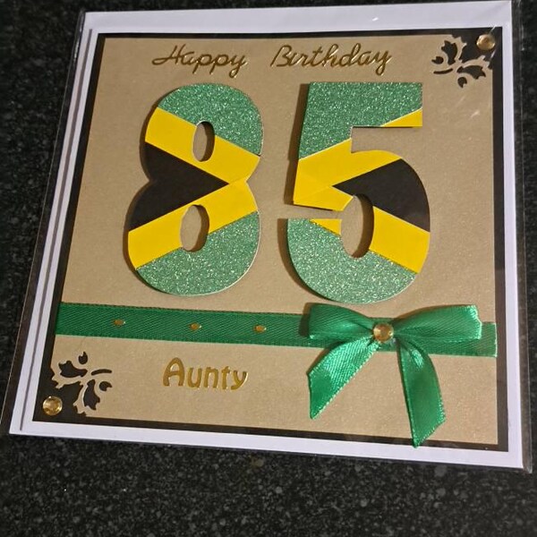 Handmade Personalised World Flags Birthday Cards: Milestone Cultural ...