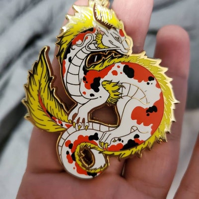 SPECIAL LIMITED RUN Ancient Dragon Enamel Pins Hard Enamel 2.5 - Etsy