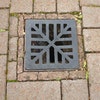 SQUARE Cast Iron Gully Grid Driveway Drain Cover Drainage Guard Gutter ...