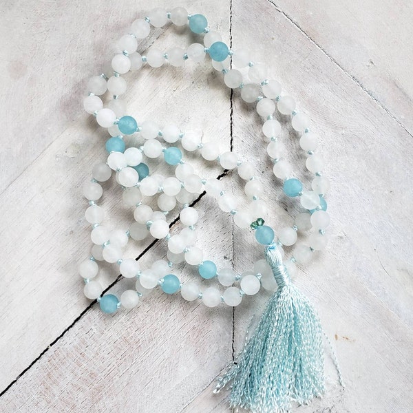 Matte White Jade Beads, 6mm 8mm 10mm, Full Strand 15.5 Inches, Gemstone ...