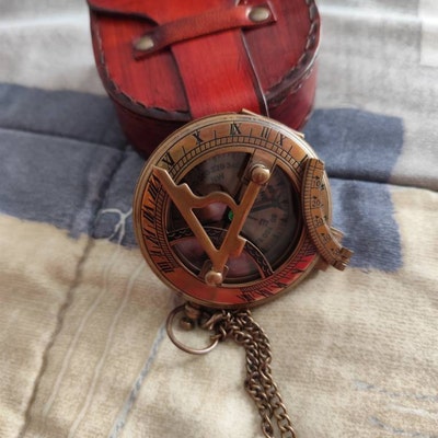 Personalized Working Compass, Custom Engraved Compass, Silver Handmade ...