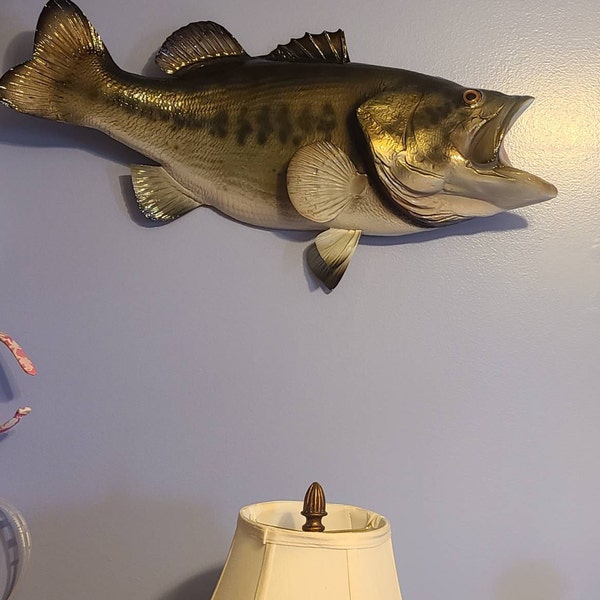 Largemouth Bass Half-side Fish Mount 28'' - Etsy