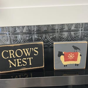 Primitive Country Sheep With Stars 4 Shelf Sign - Etsy