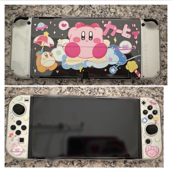 Cute Nintendo Switch Oled Case-anime Nintendo Switch Oled Shell- Clear ...