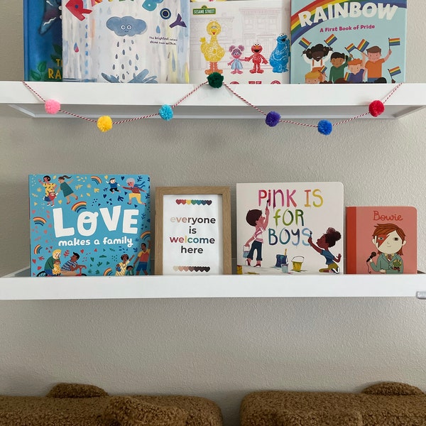 Everyone is Welcome Here Rainbow Poster: Classroom Poster, Classroom ...