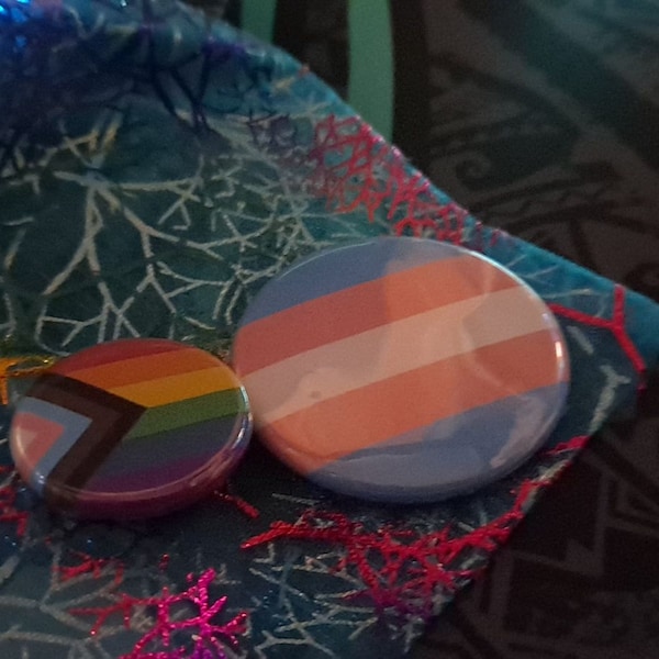 Transgender Trans Classic Pride Flag Pin Badge Pinback Button ~ 1" Pin ...