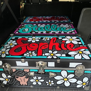 Handpainted Custom Camp Trunk - Etsy