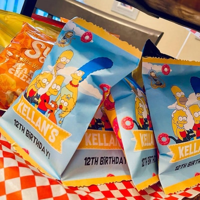 Barcelona Chip Bag Party Birthday Messi Cristiano Futbol Soccer Neymar ...