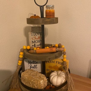 Halloween Small Wood Signs Halloween Decor Hand-Painted | Etsy