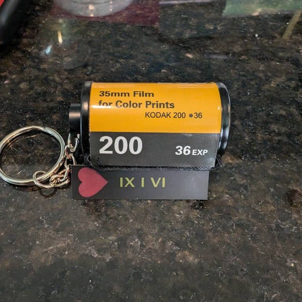 5-40 Personalized Photos Film Roll Keychain, Camera Film Roll Keyring ...